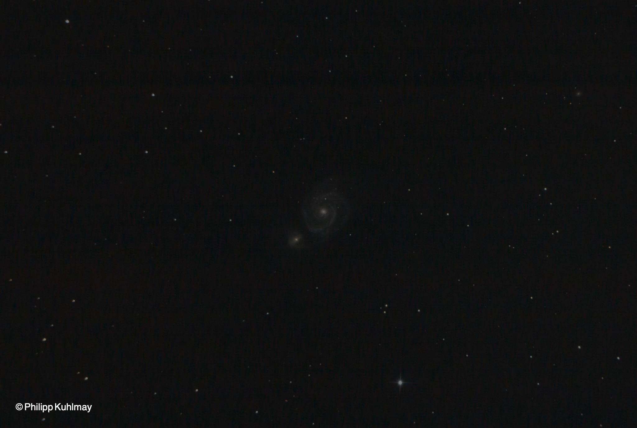 Messier 51 - Whirlpool Galaxie - Astro Fotos